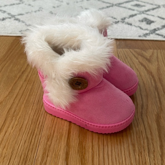 Shoes | Nwot Pink Baby Boots Size 5 | Poshmark